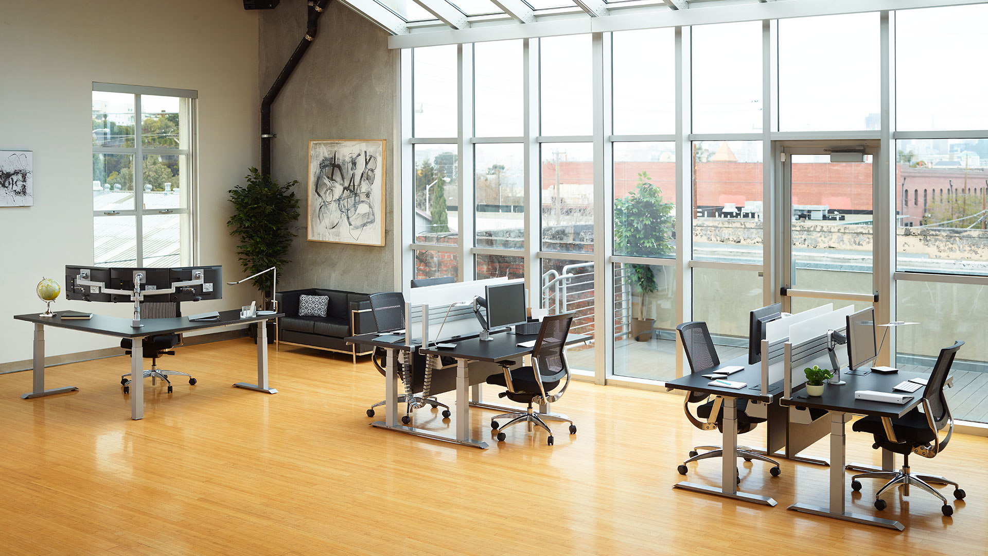 Laminated Sit Stand Desk Worksurface Finishes - Workrite Ergonomics