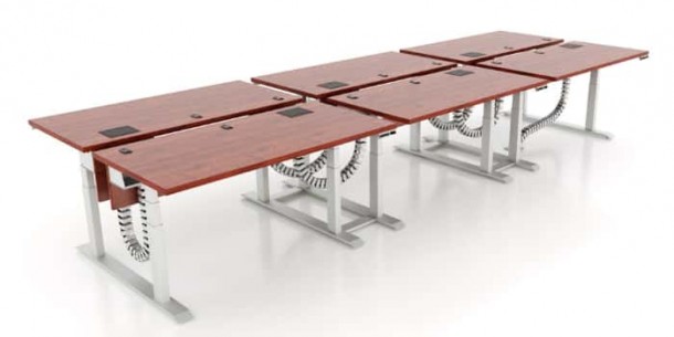 Benching Sit Stand Desks - Benching Systems - Workrite Ergonomics