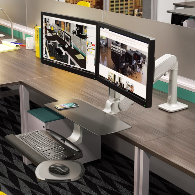 Solace 2 Standing Desk Converter - Workrite Ergonomics