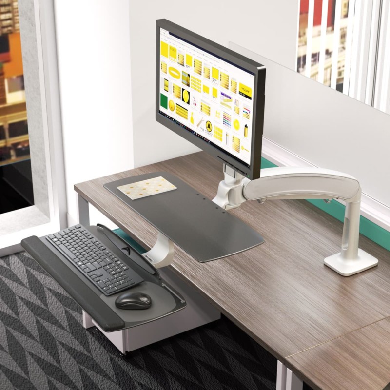 Solace 2 Standing Desk Converter - Workrite Ergonomics
