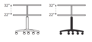 Mobile Tables - Work Portable - Workrite Ergonomics