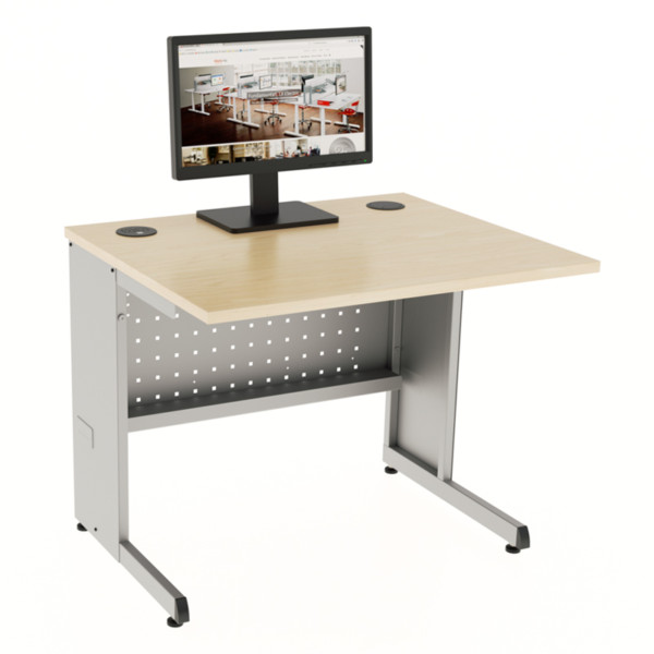 Basic & Recessed Computer Training Desks - Workrite Ergonomics