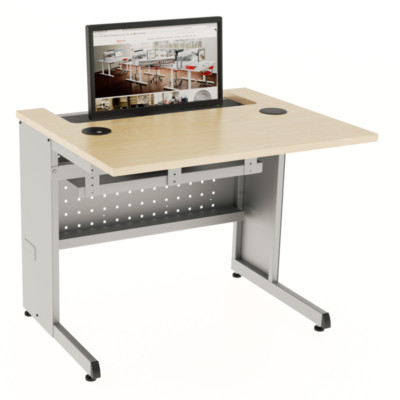 Basic & Recessed Computer Training Desks - Workrite Ergonomics
