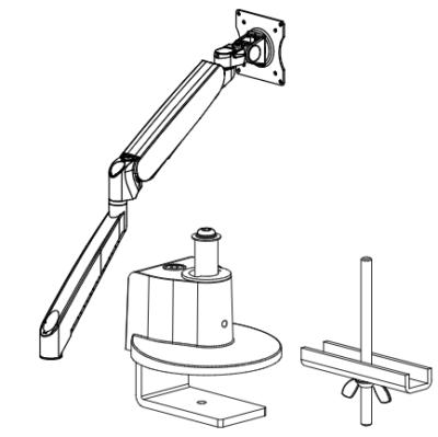 Conform Single Articulating Monitor Arm - Workrite Ergonomics