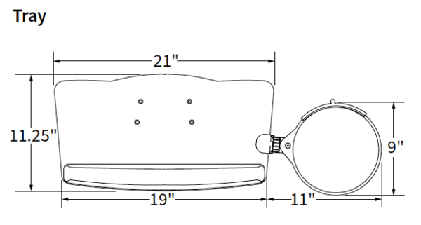 Leader 5 - Keyboard Tray System - Workrite Ergonomics