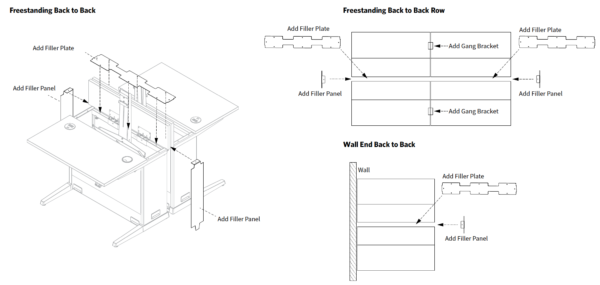 Computer Training Desk Configuration - Workrite Ergonomics