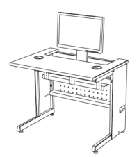 Computer Training Desk Configuration - Workrite Ergonomics