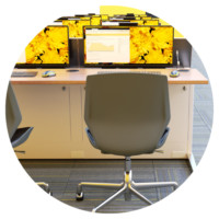 Line of Sight Computer Training Desks - Workrite Ergonomics