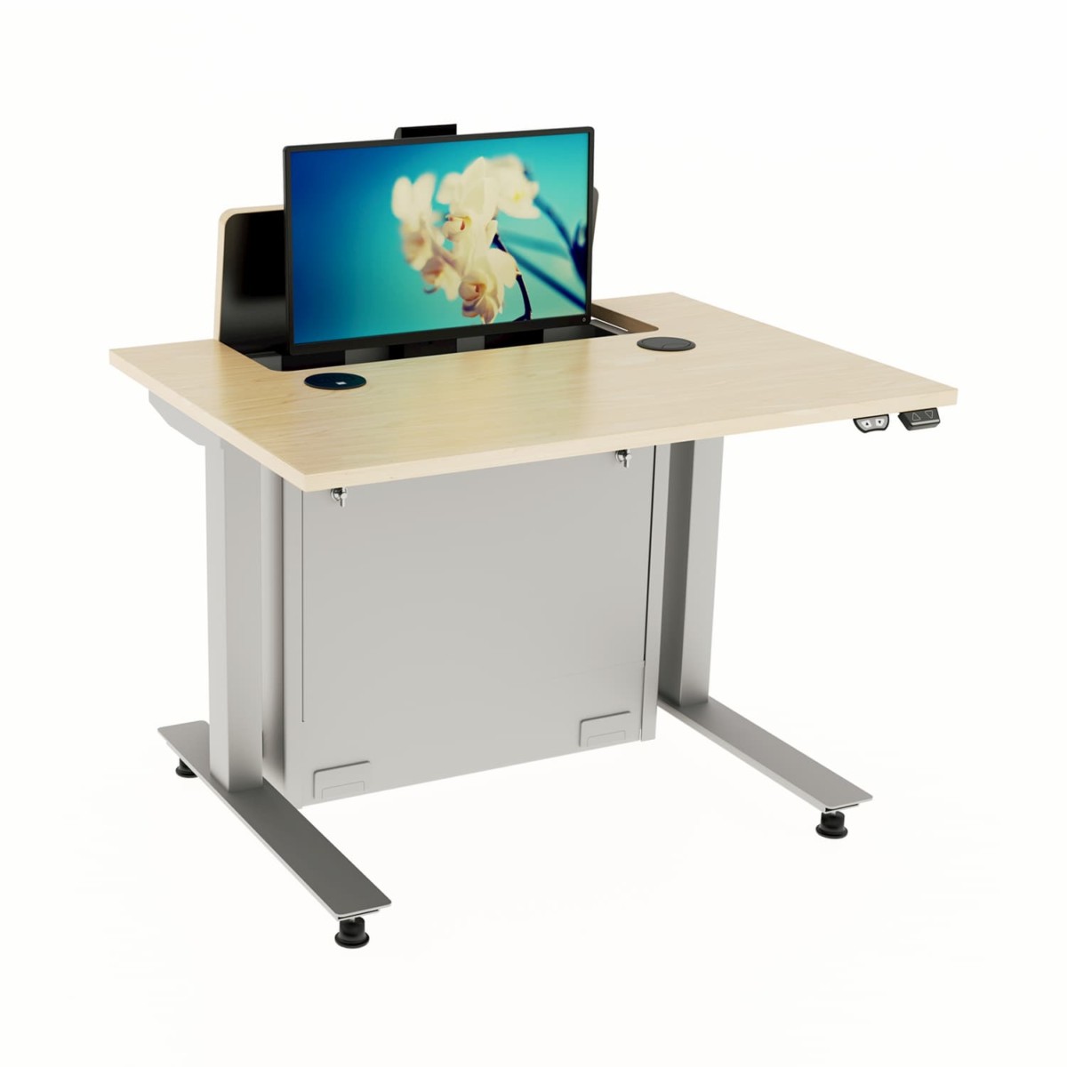 ADA Height Adjustable Computer Training Desk - Workrite Ergonomics