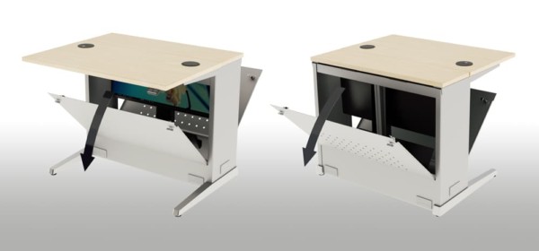 Line of Sight Computer Training Desks - Workrite Ergonomics