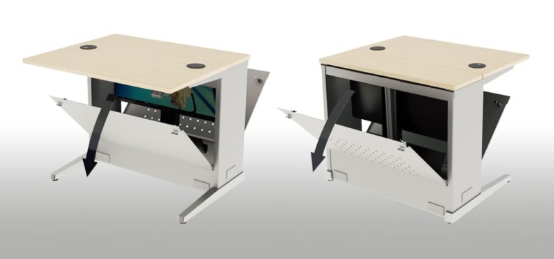 Line of Sight Computer Training Desks - Workrite Ergonomics